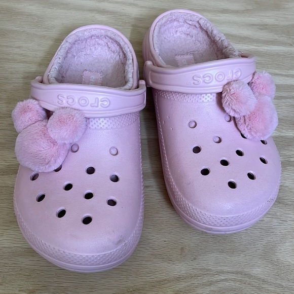 CROCS | Shoes | W7 Crocs Mickey Mouse Pom Pom Version | Poshmark